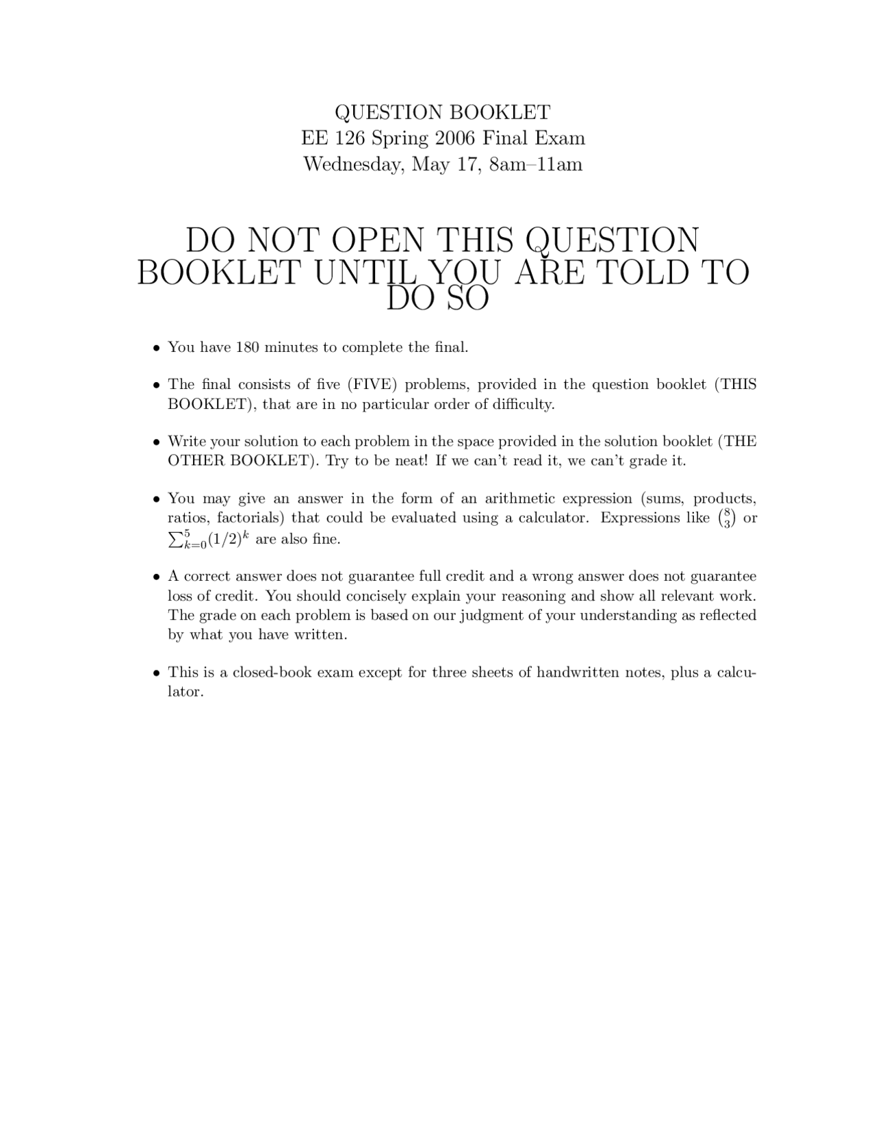 Shaded Region - Probability and Random Processes - Exam - Docsity
