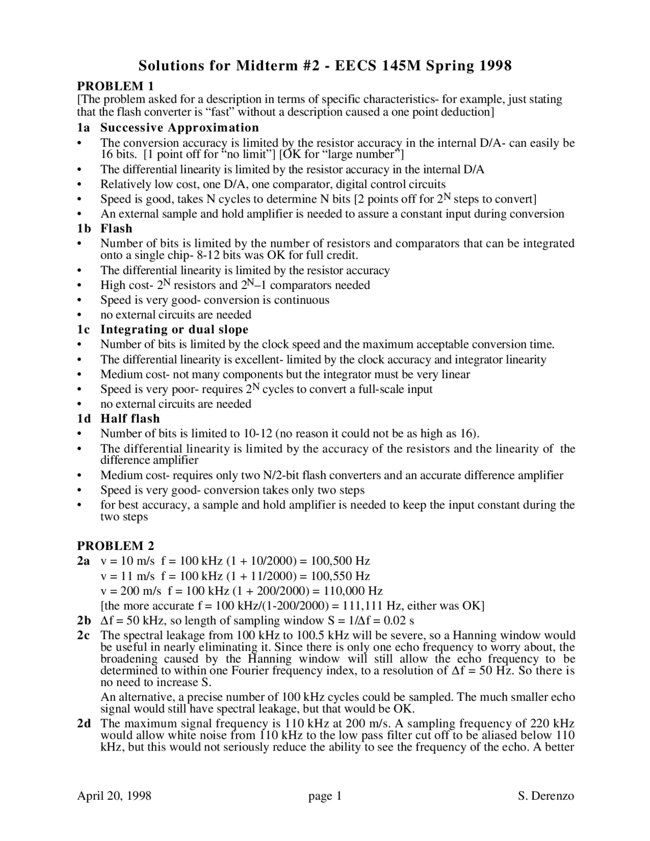 Conversion Accuracy Introductory Microcomputer Interfacing Laboratory