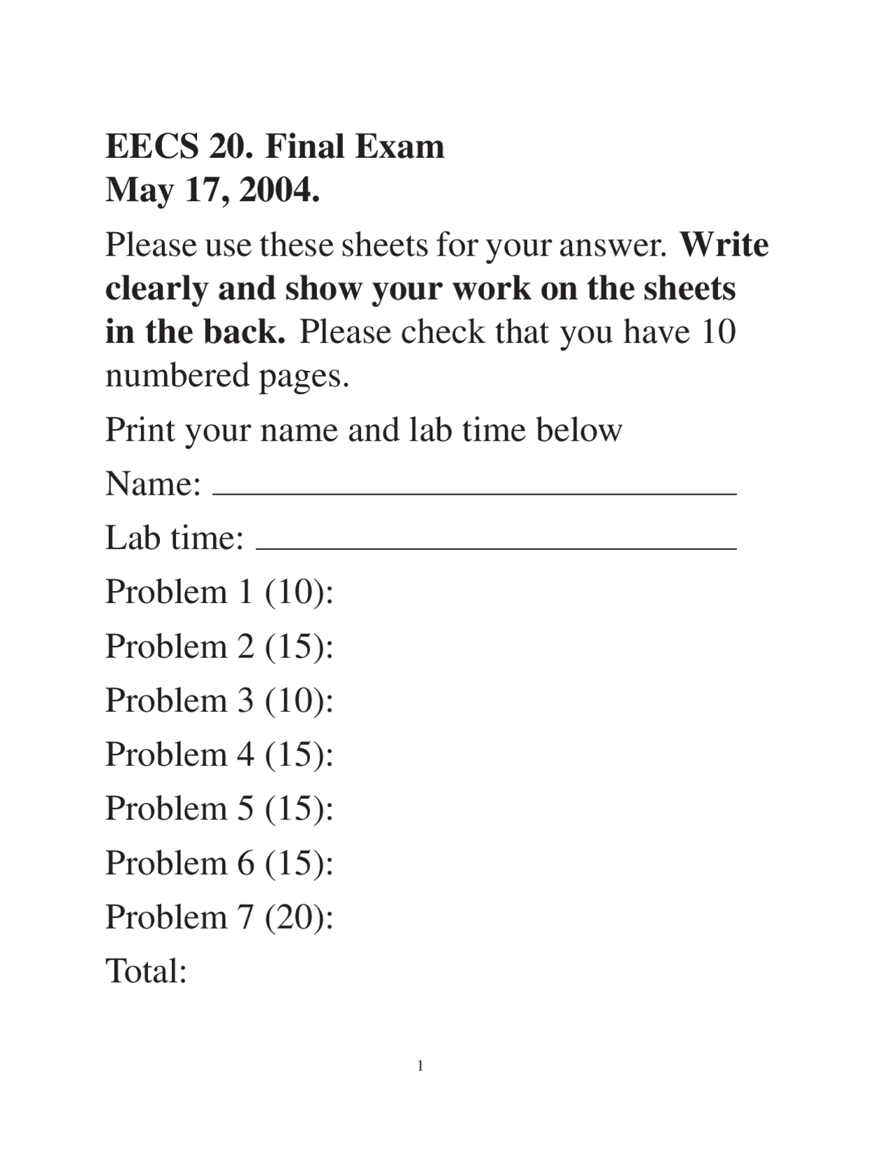 Number Structure And Interpretation Of Systems And Signals Exam