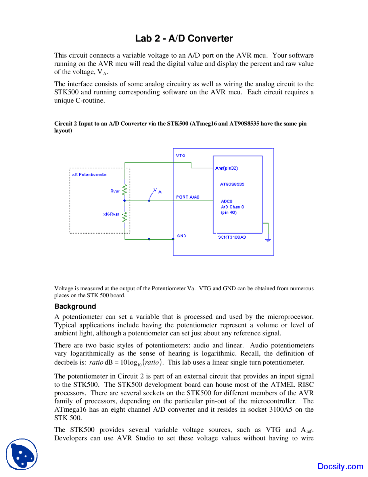 Converter Embedded System Design Lab Notes Docsity