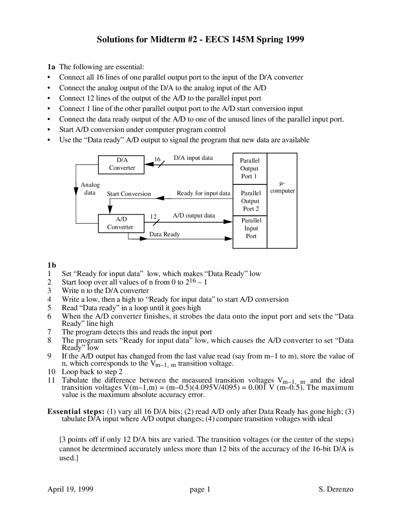 Converters Introductory Microcomputer Interfacing Laboratory Solved