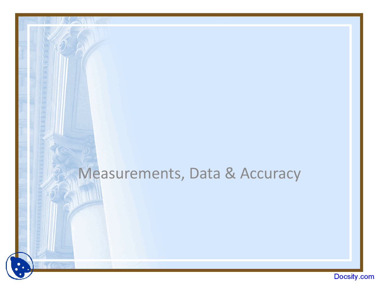 Measurements Data And Accuracy Introduction To Electrical Engineering