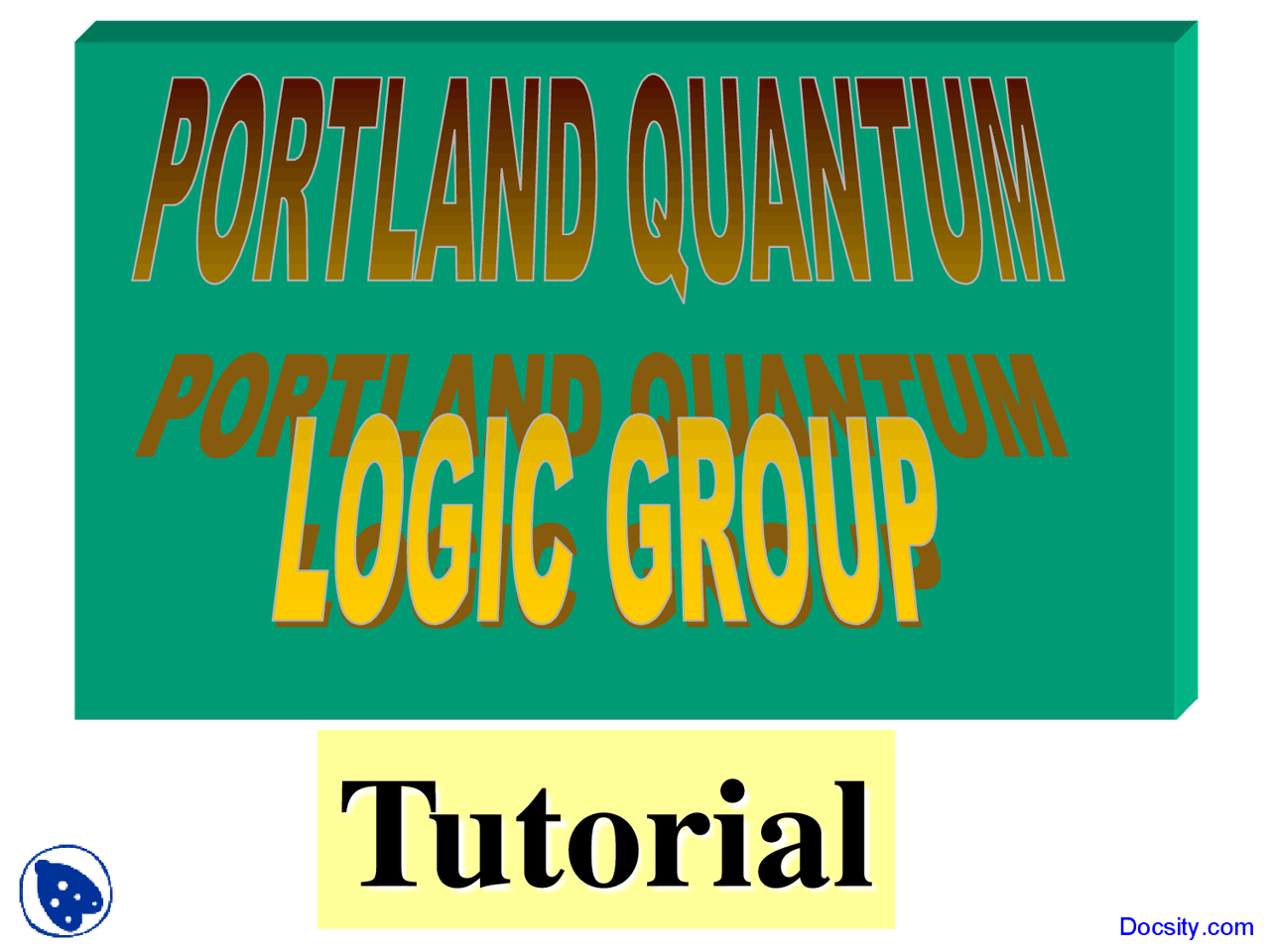 Portland Quantum Quantum Computing Lecture Slides Docsity