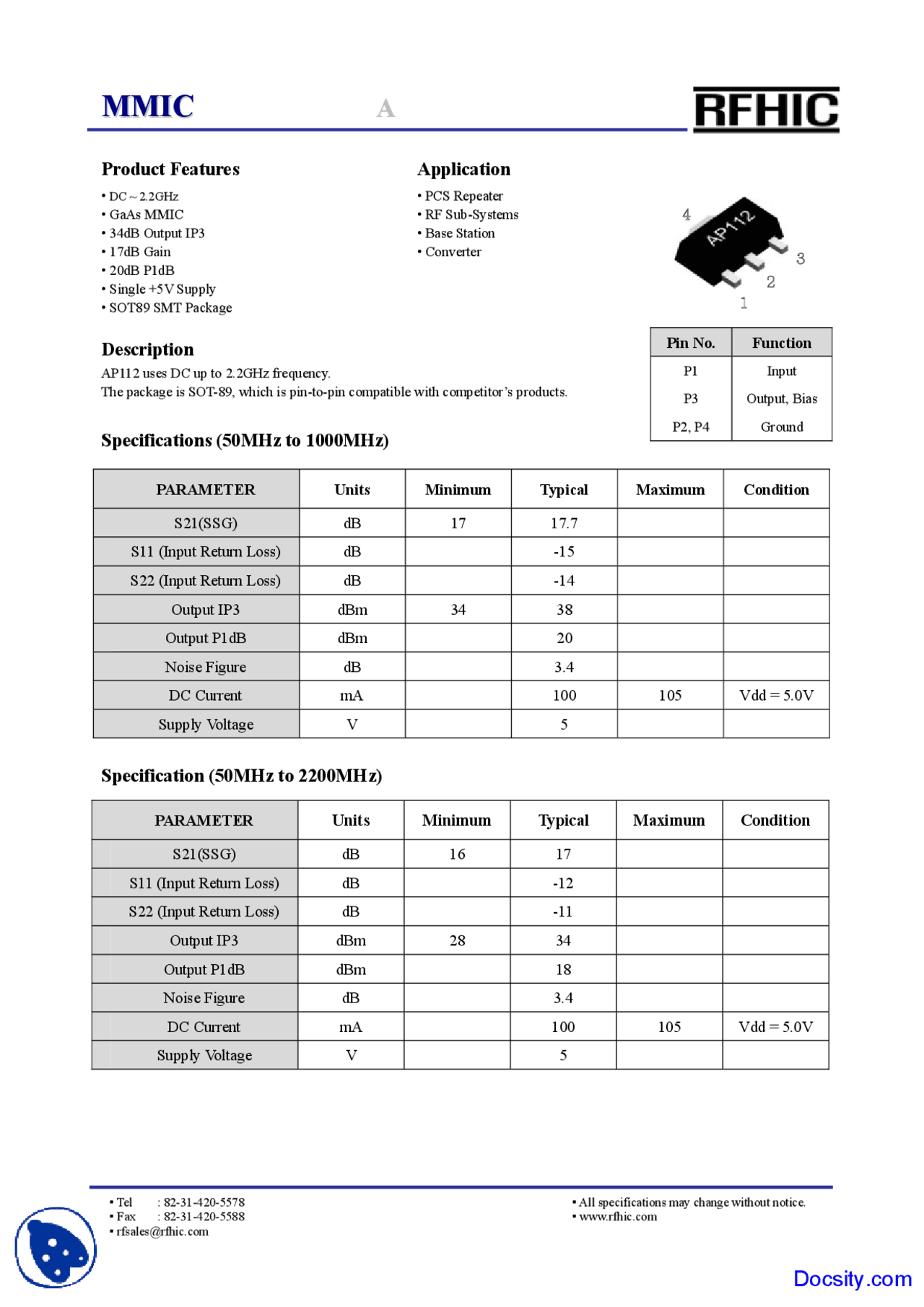 Product Features Rf And Microwave Engineering Lecture Notes Docsity