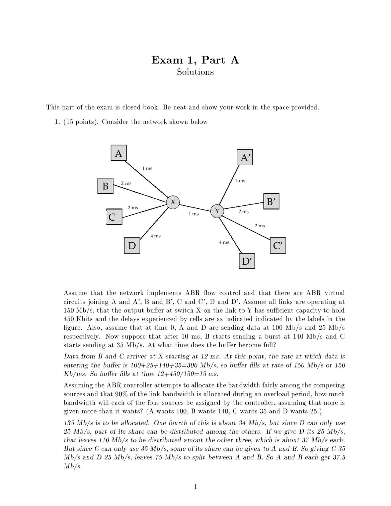 Flow Control - Design and Analysis of Switching Systems - Solved Exam ...