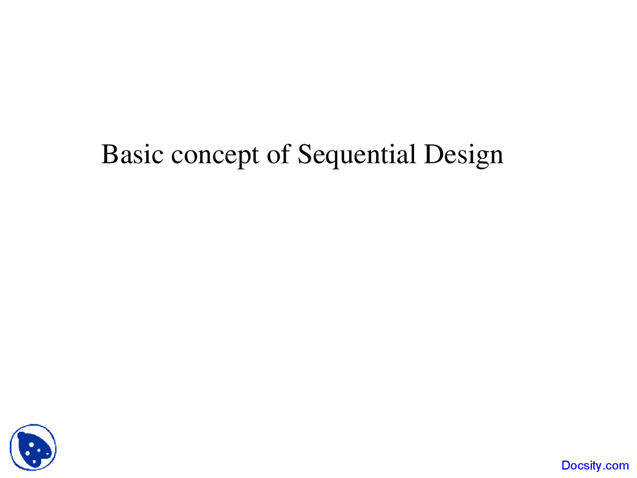 Basic Concept - Computer Science - Lecture Slides - Docsity