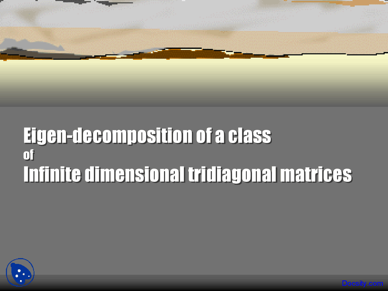 Eigen Decomposition Multimedia Signal Processing Lecture Slides