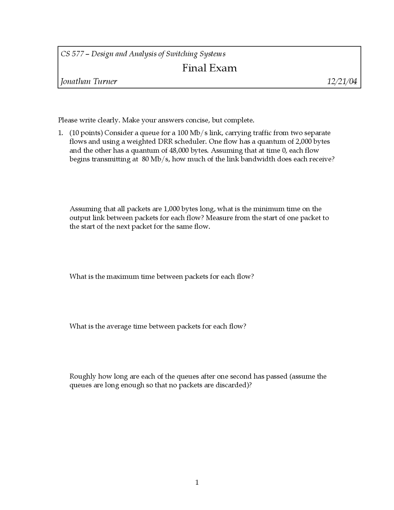 Carrying Traffic Design And Analysis Of Switching Systems Exam