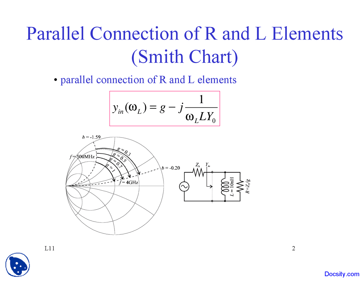 Parallel Connection Rf And Microwave Engineering Lecture Slides