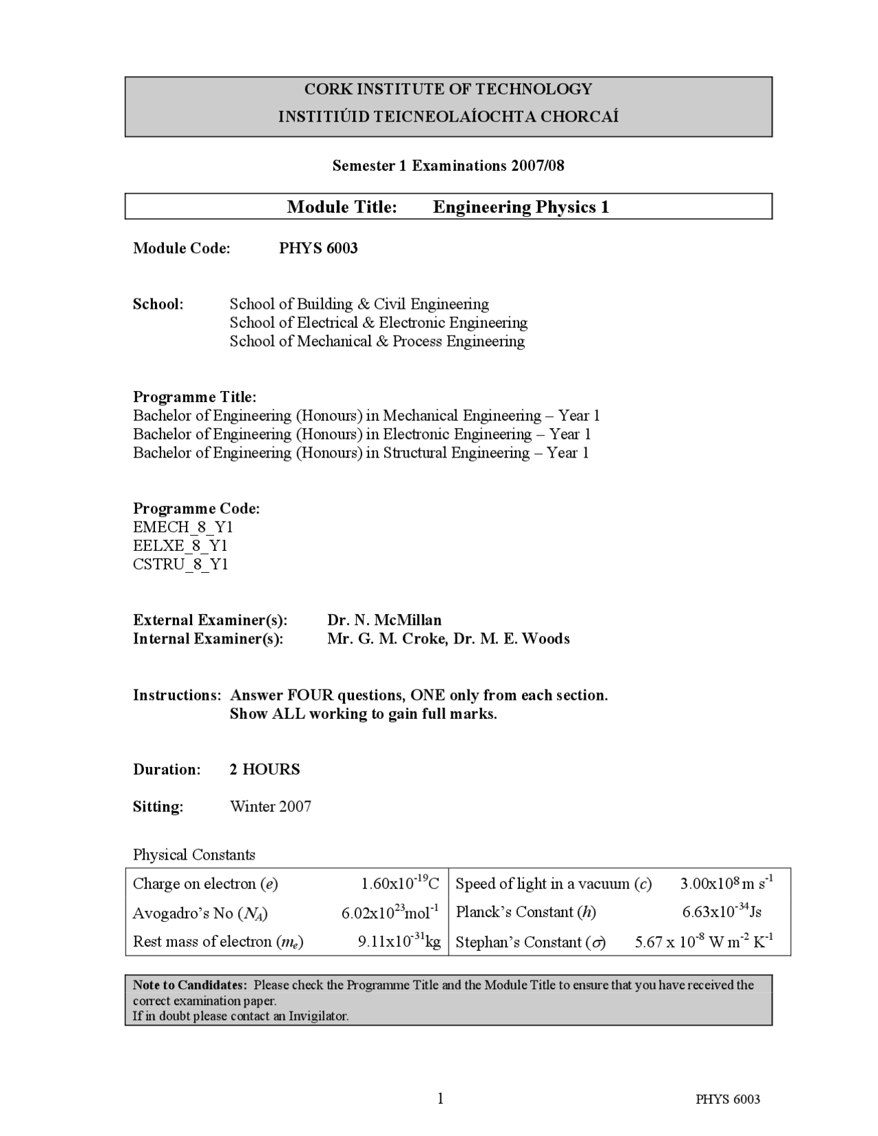 Wave Theory Engineering Physics Past Paper Docsity