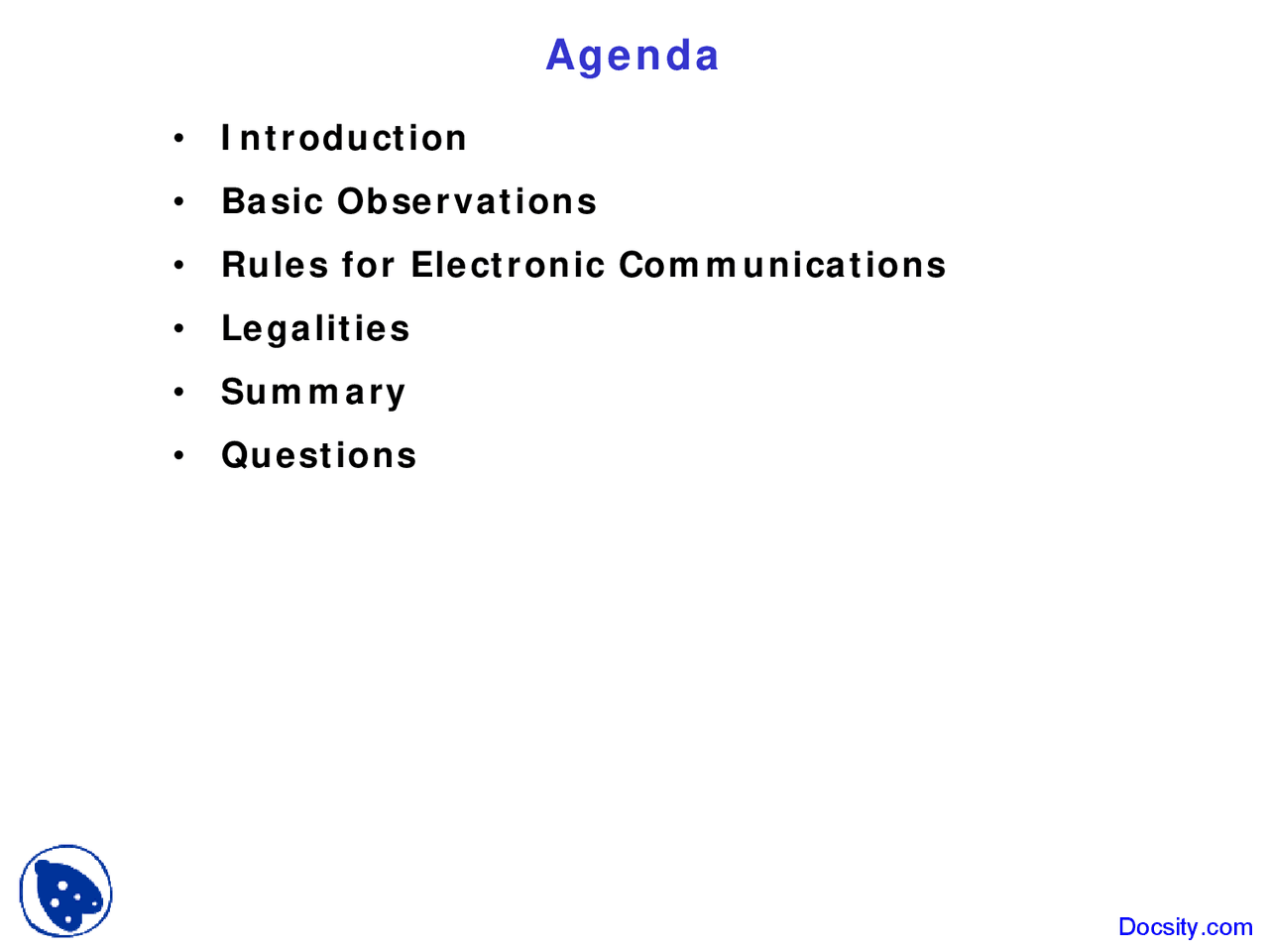Basic Observations - Aerospace Engineering Design - Lecture Slides - Docsity