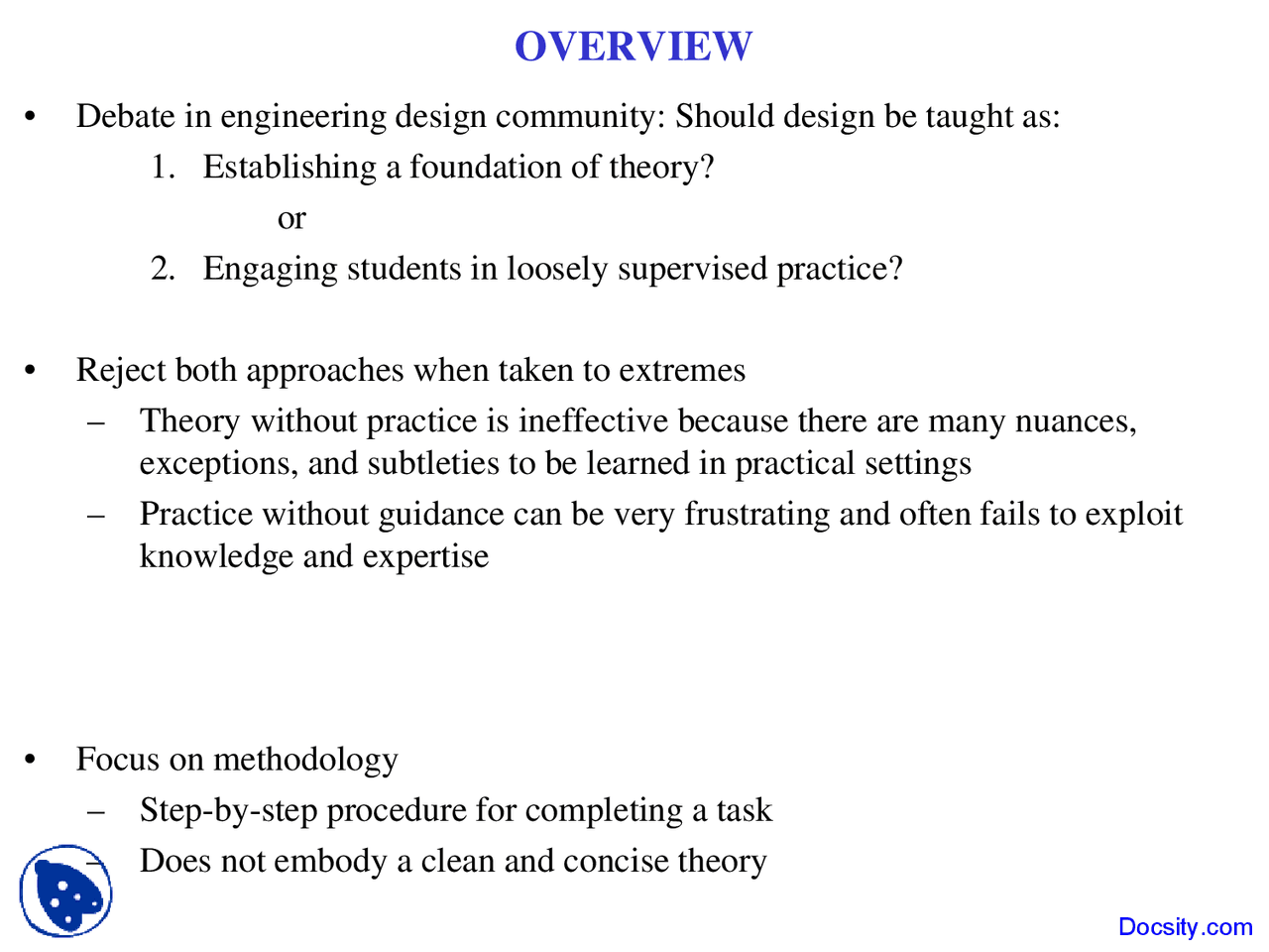 Engineering Design: Balancing Theory and Practice in Product ...