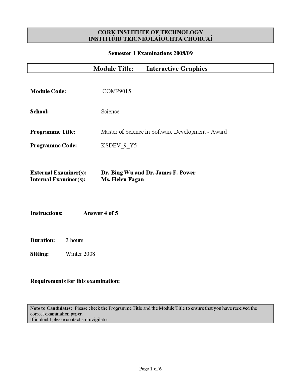 Scan Conversion Interactive Graphics Past Exam Docsity