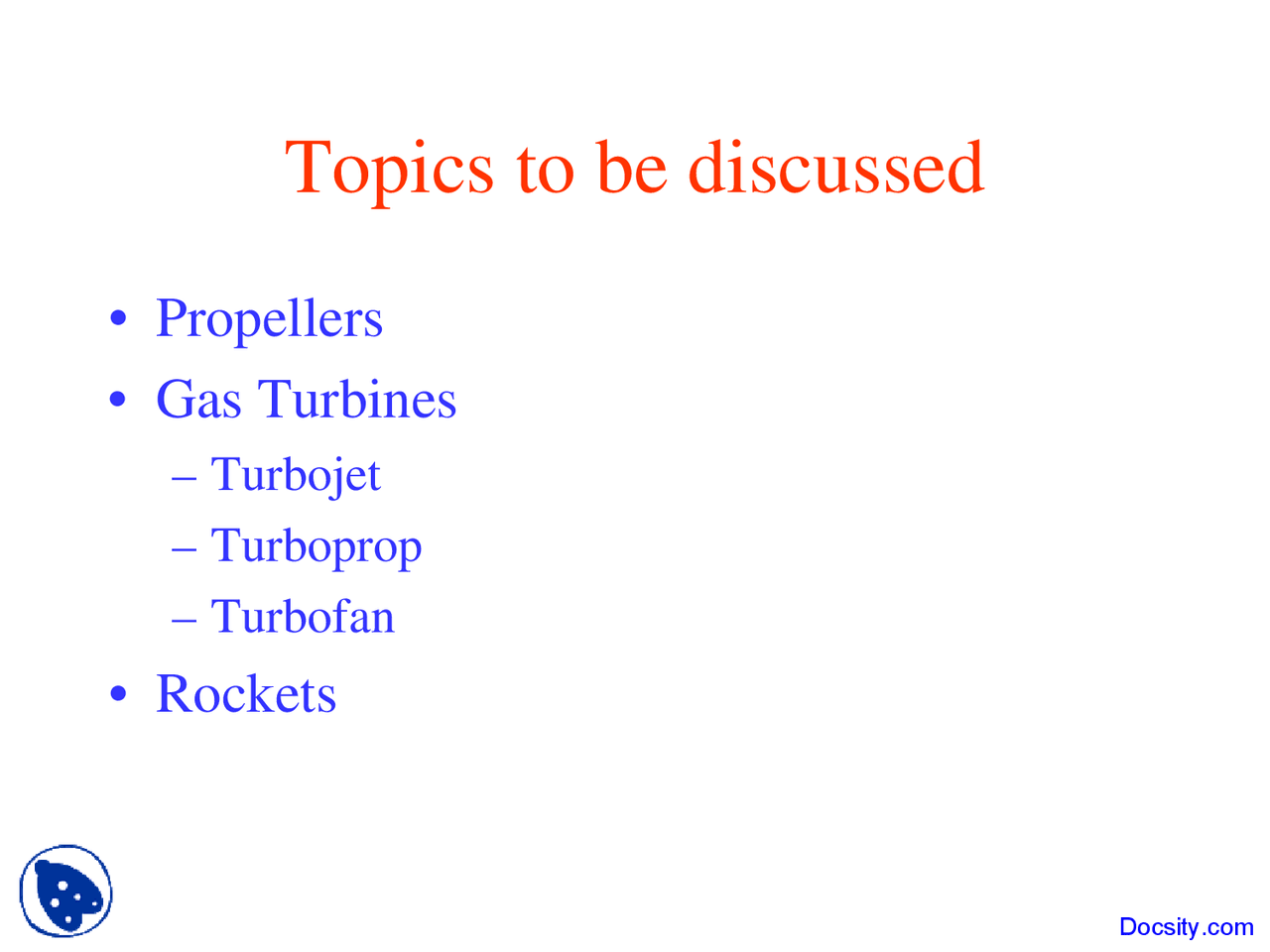 Propellers Introduction To Aerospace Engineering Lecture Slides