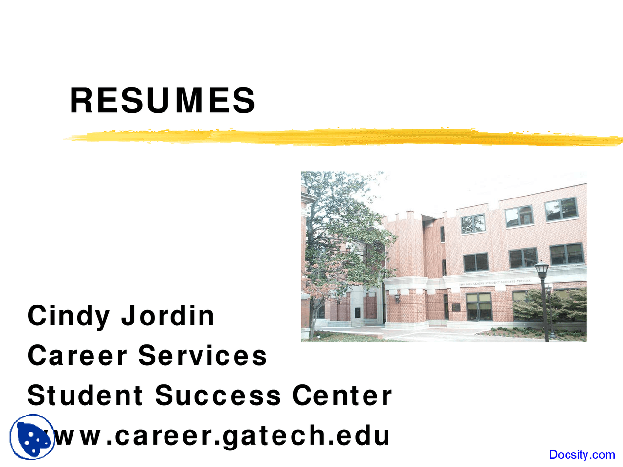 Resume Preparation Introduction To Aerospace Engineering Lecture