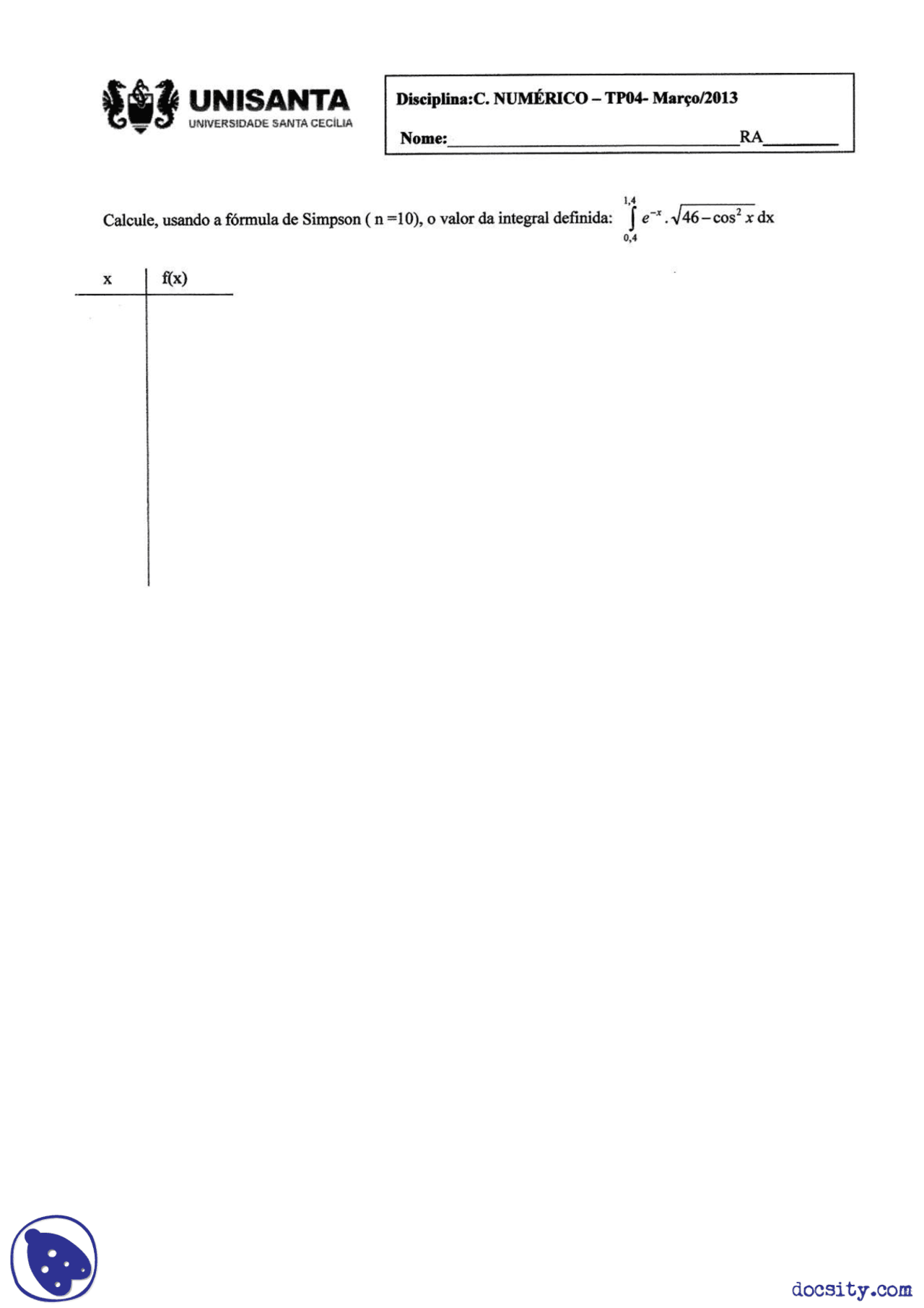 Trabalho Prático 4 Exercícios Química Docsity
