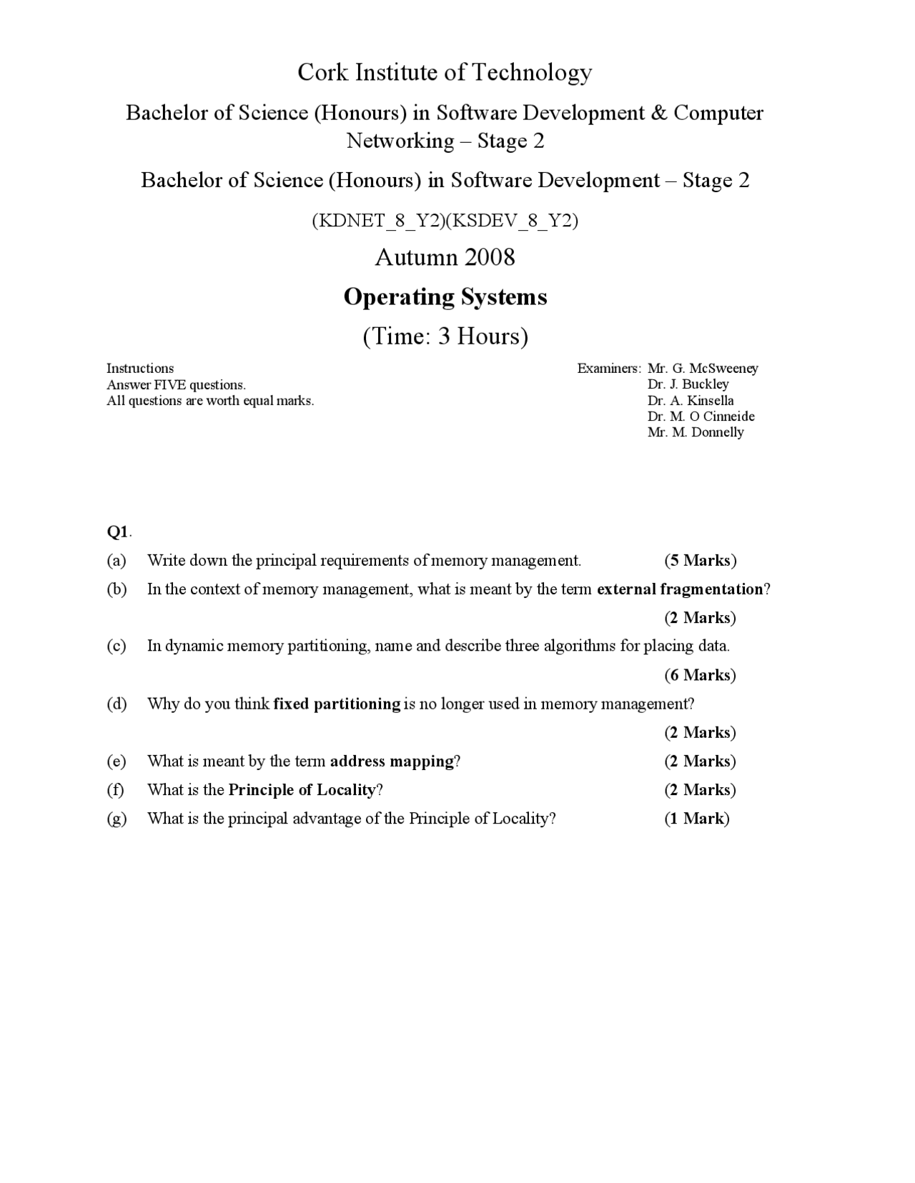 Polymorphic Virus Operating Systems Old Exam Docsity