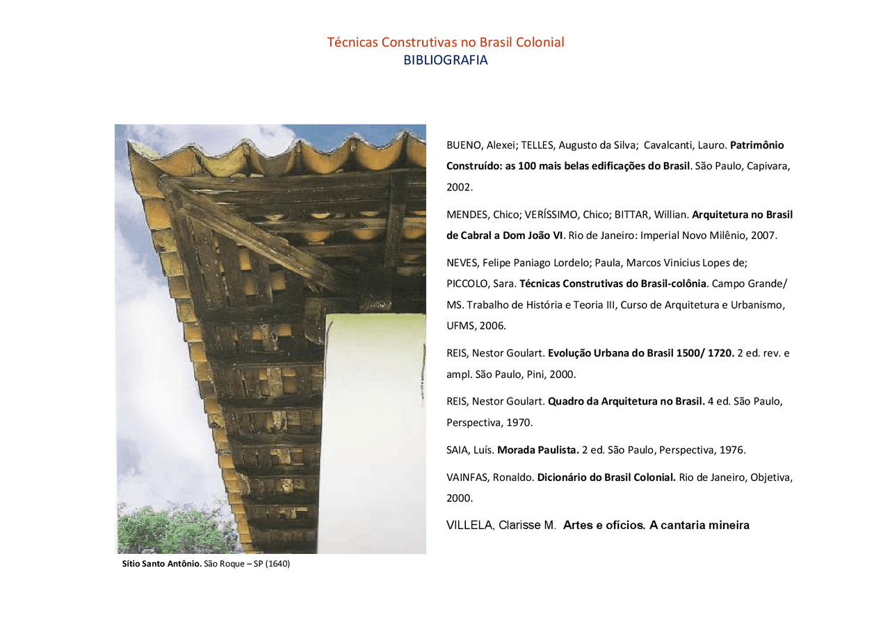 Tecnicas Construtivas Apostilas Arquitetura Parte1 Docsity