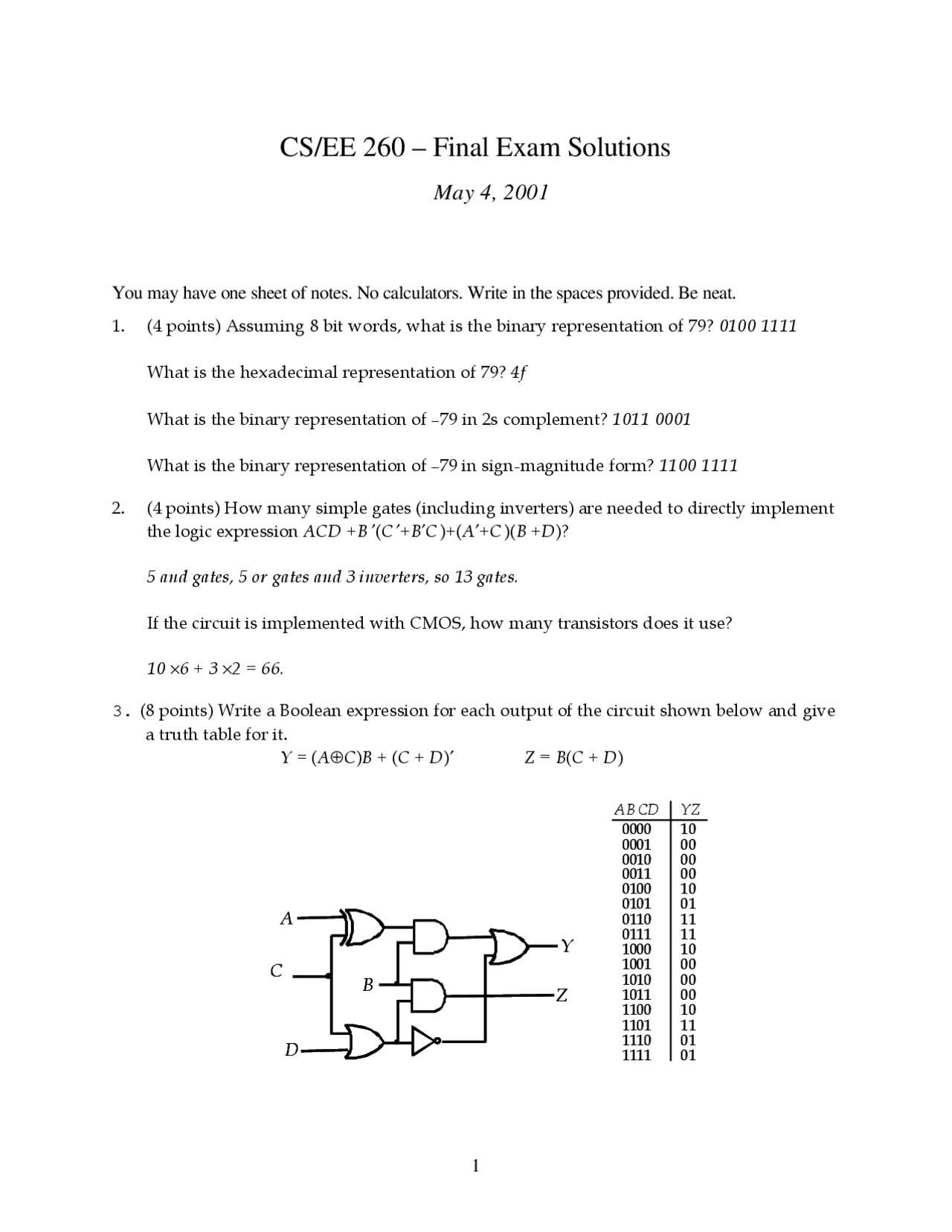 Hexadecimal Representation Organization And Logical Design Solved