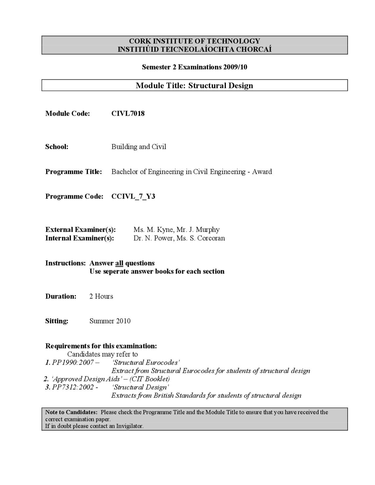 Proposed Block Combination Introduction To Structural Design Old