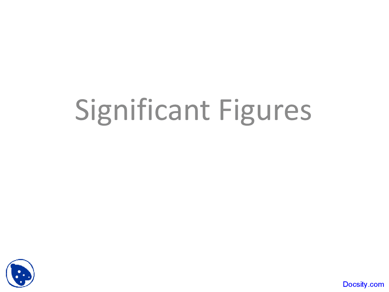 Significant Figures - Introduction to Engineering - Lecture Slides ...