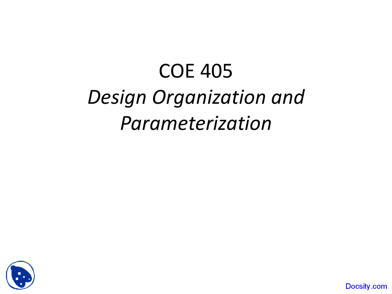 Design Organization Design And Modeling Of Digital Systems Lecture