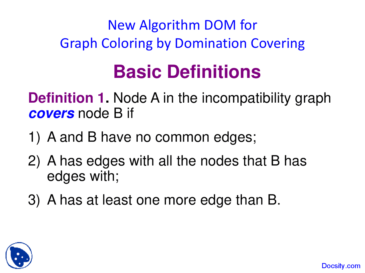 Graph Coloring Design Automation Of Embedded Systems Lecture Slides