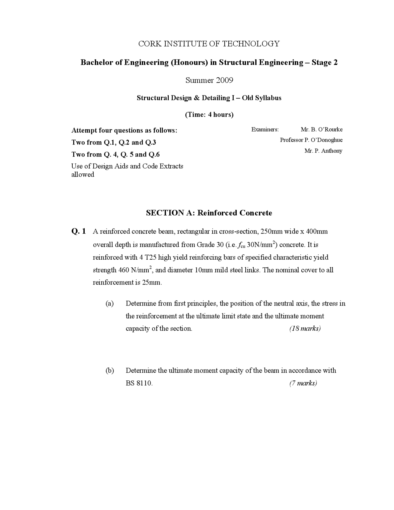Span Continuous Beam Element Introduction To Structural Design Old