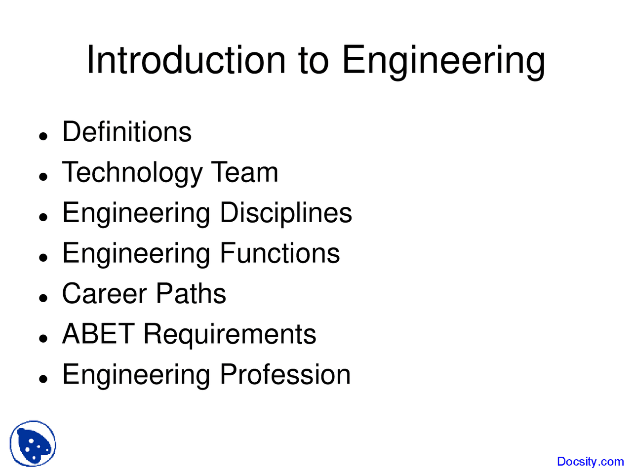 What Is Engineering Introduction To Engineering Lecture Slides Docsity