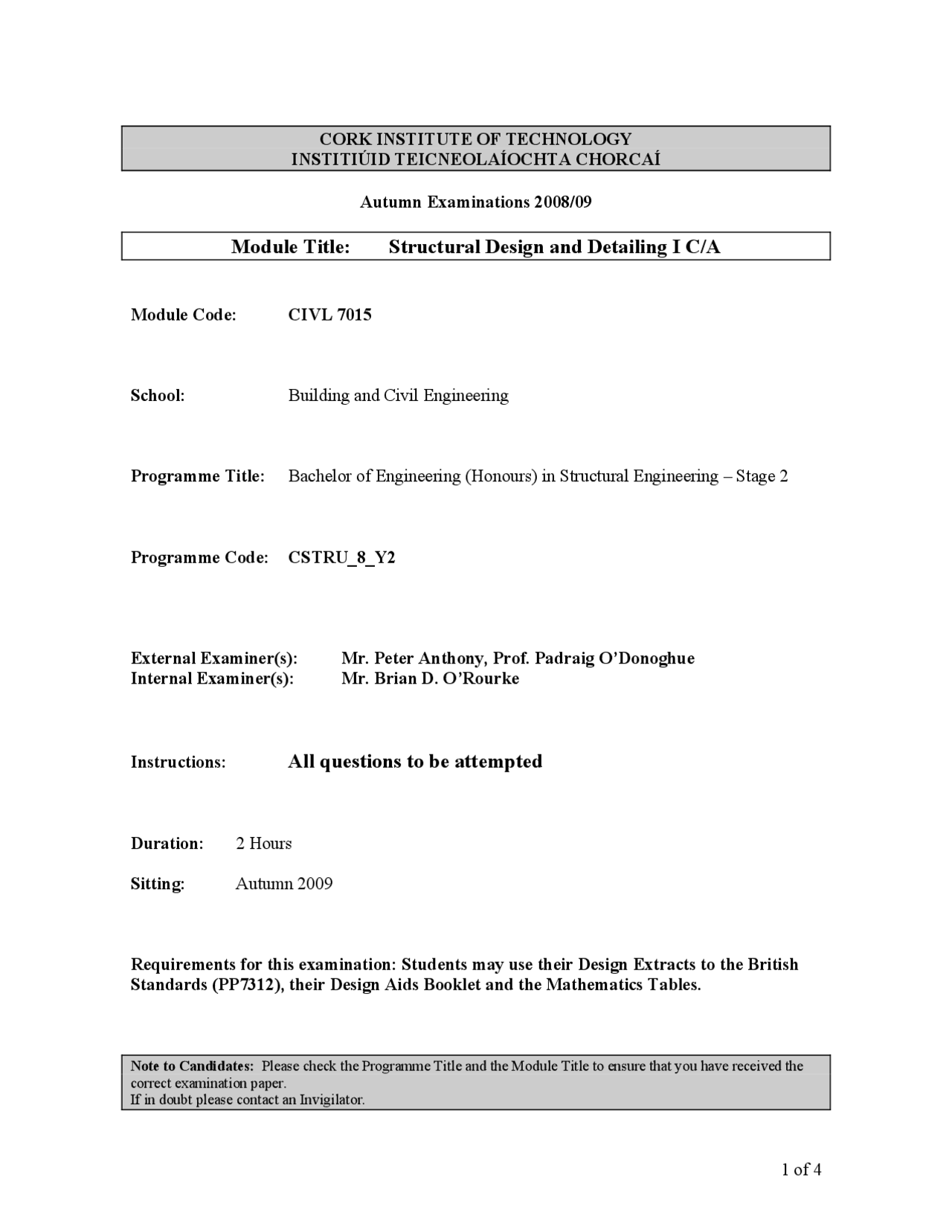 Shear Reinforcement Introduction To Structural Design Old Exam