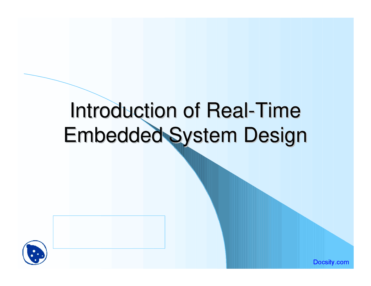 Real Time Embedded Systems Design Automation Of Embedded Systems