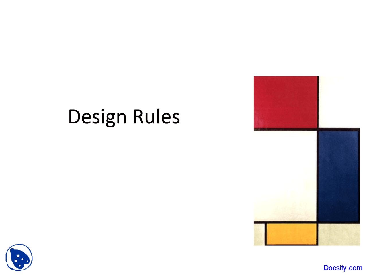 Design Rules - Intro to VLSI - Lecture Slides - Docsity
