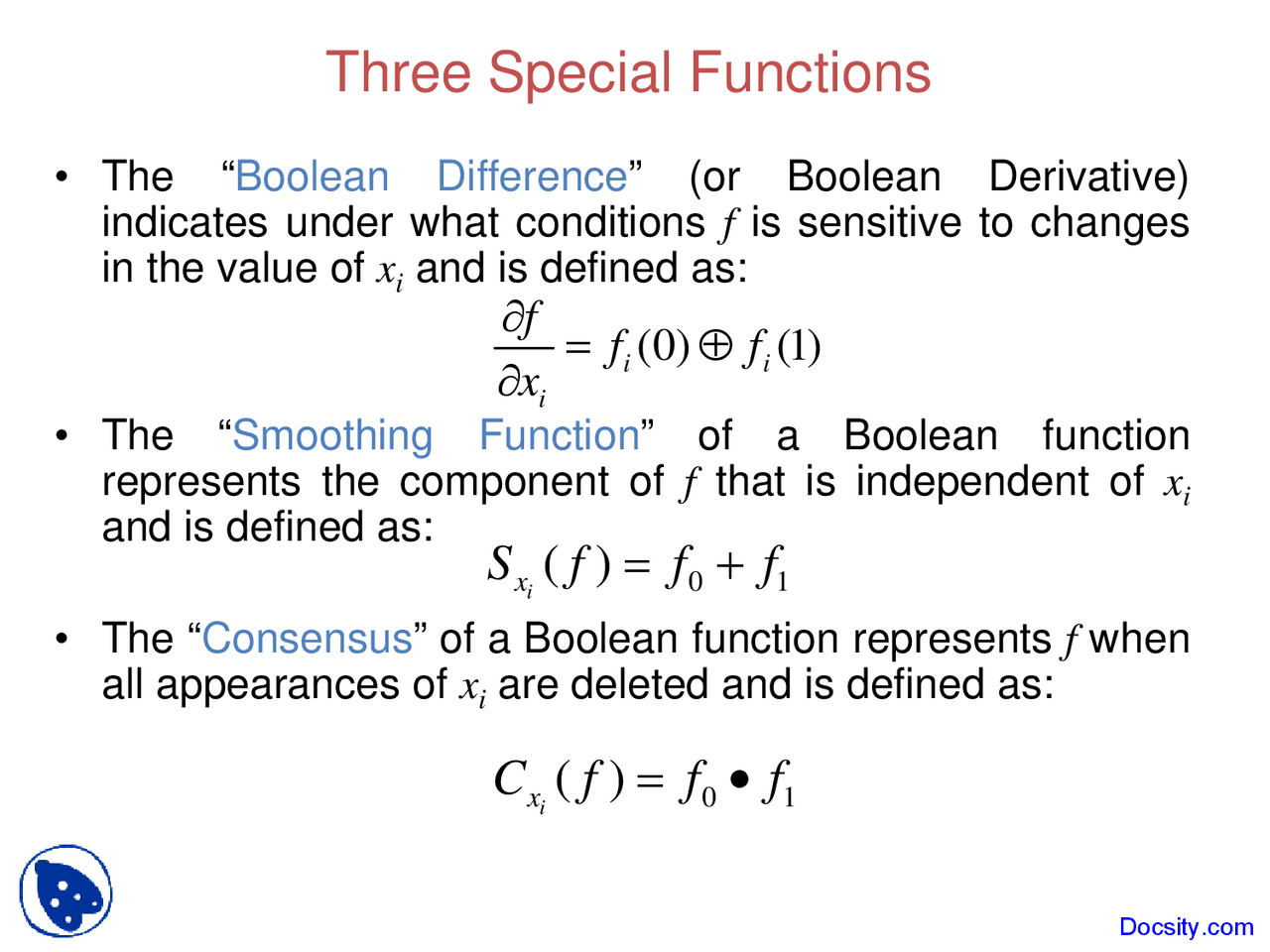 Three Special Functions Design Automation Of Embedded Systems