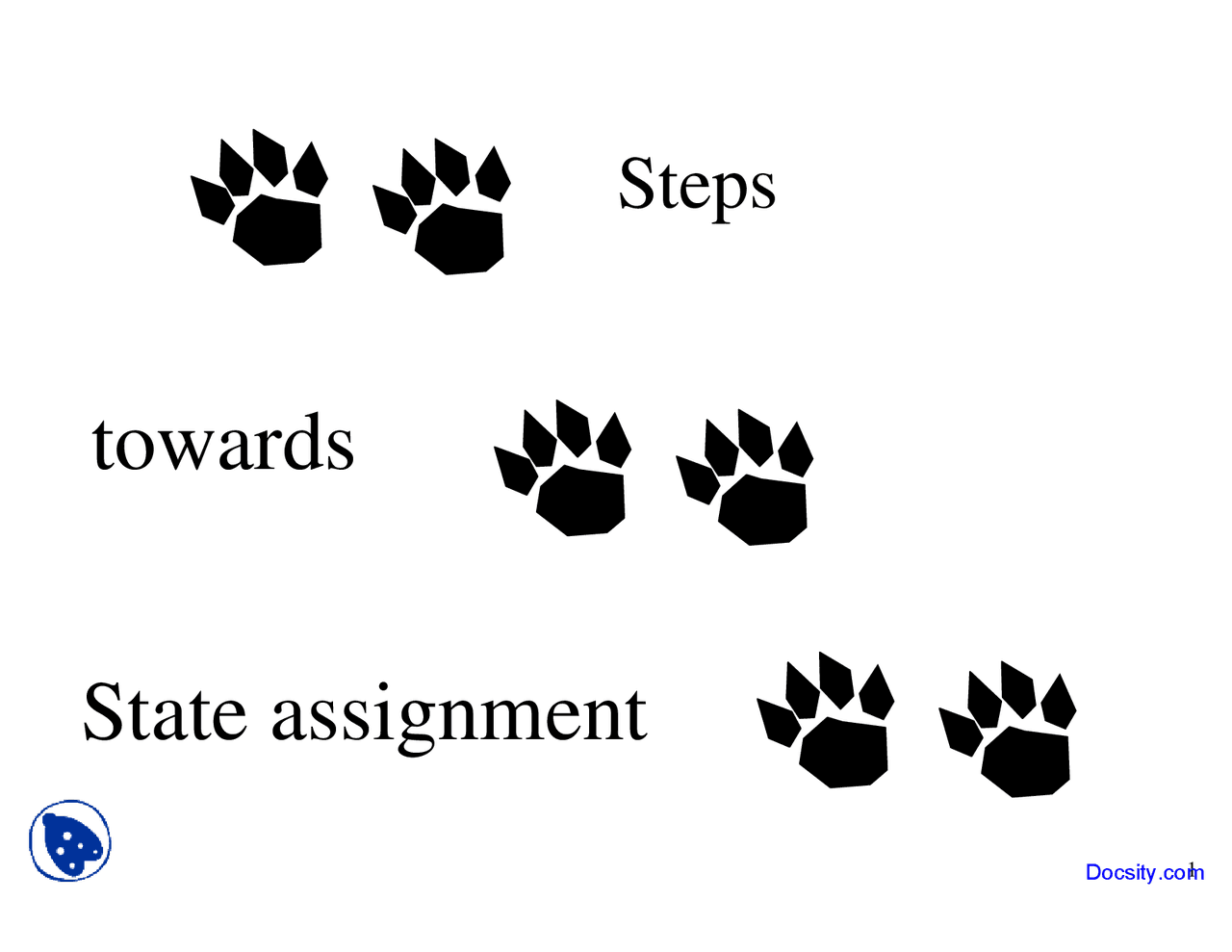 State Assignment Design Automation Of Embedded Systems Lecture Slides Docsity