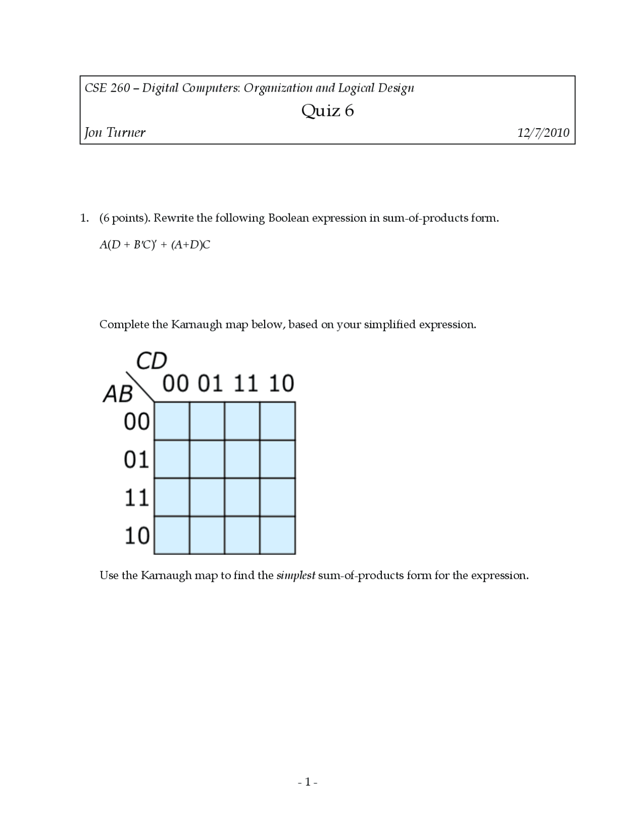 Ripple Carry Organization And Logical Design Quiz Docsity