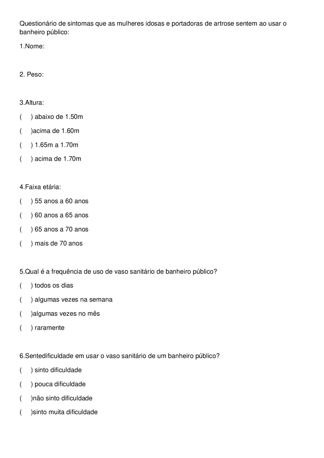 Questionário Apostilas Design De Internos Docsity