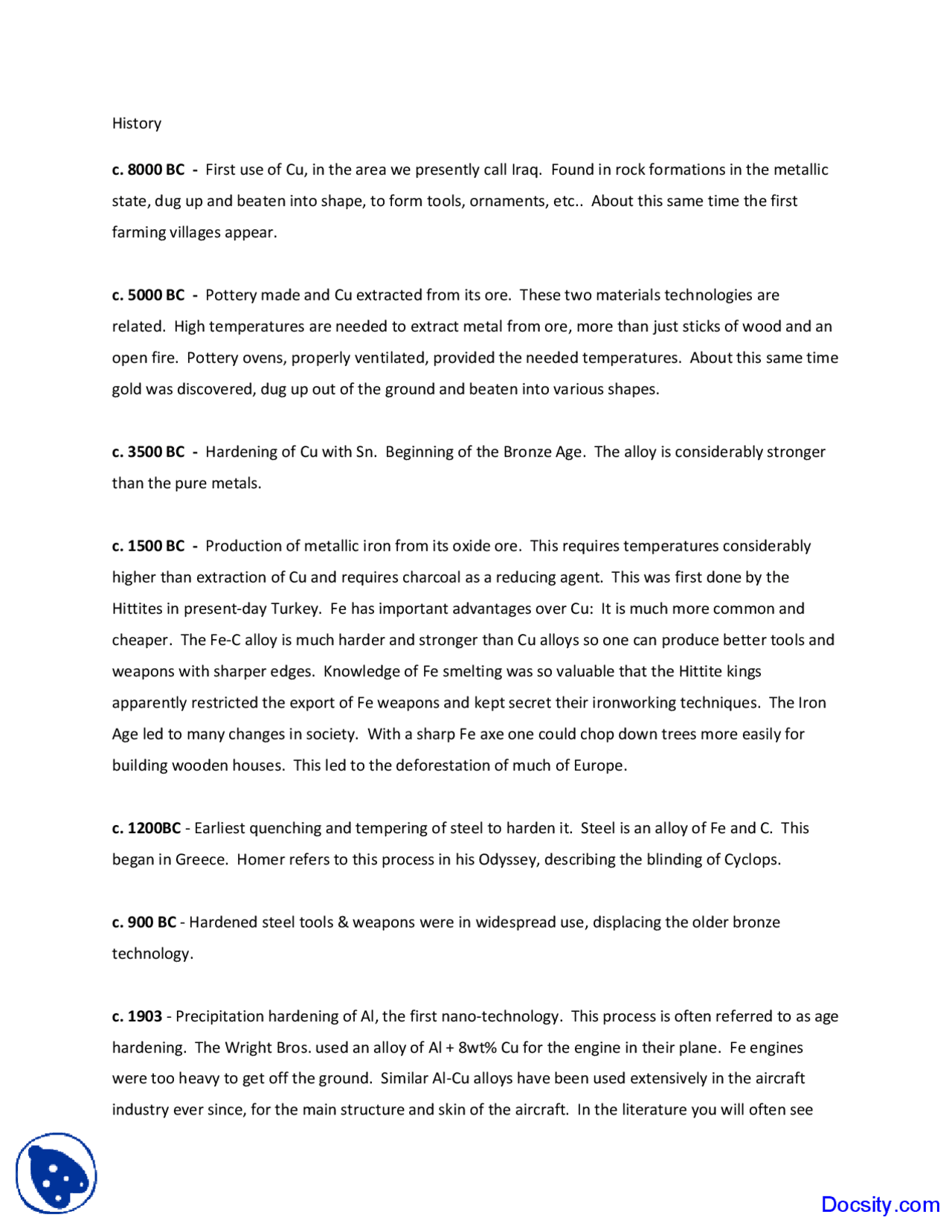 Basics of Material - Engineering Materials - Lecture Notes | Study ...