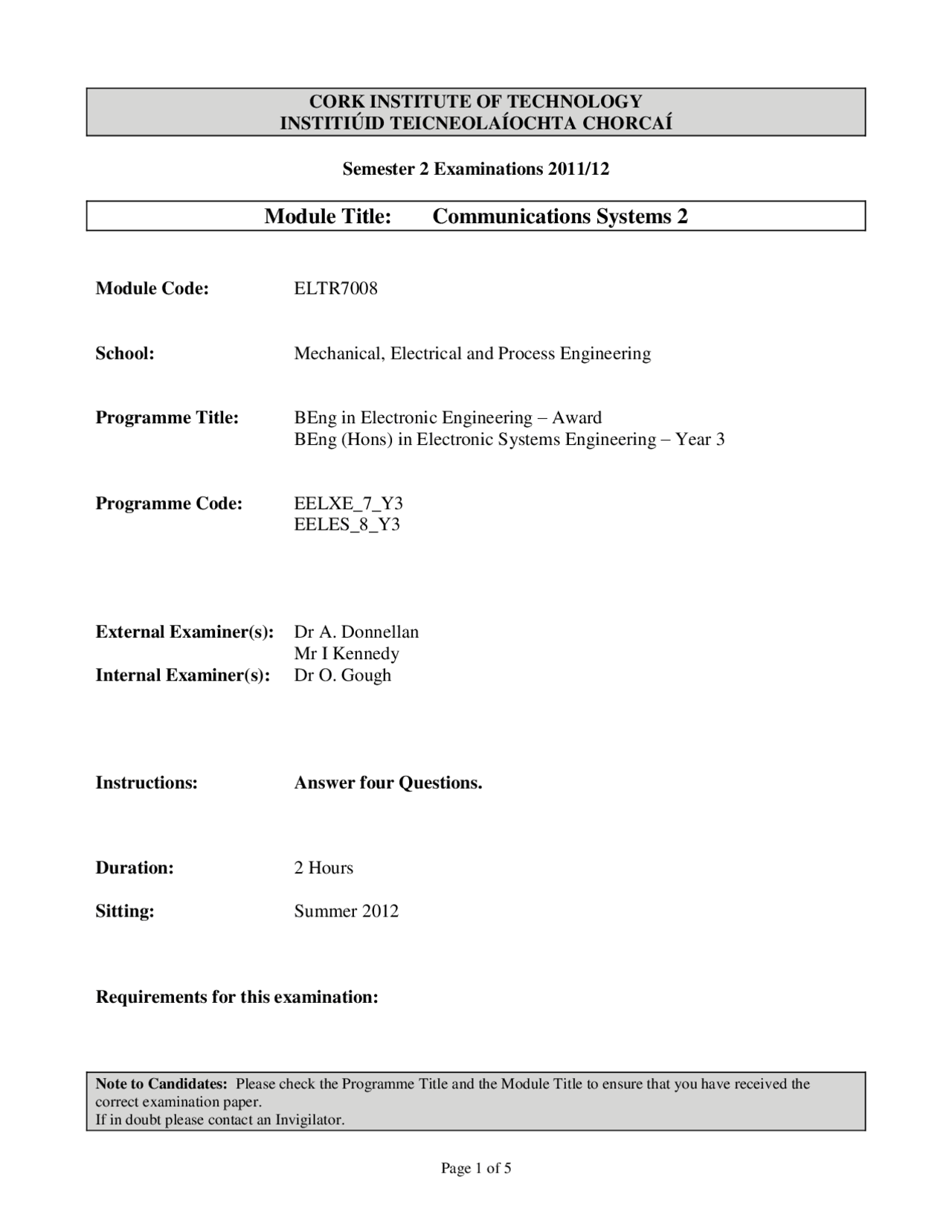 Natural Sampling - Communications Systems - Exam | Exams Data Communication Systems and Computer ...