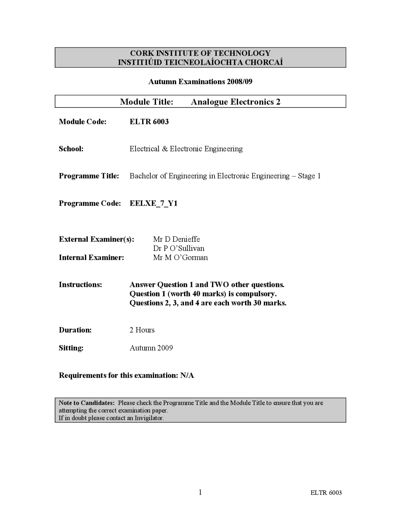 Npn Transistor Analogue Electronics Exam Docsity