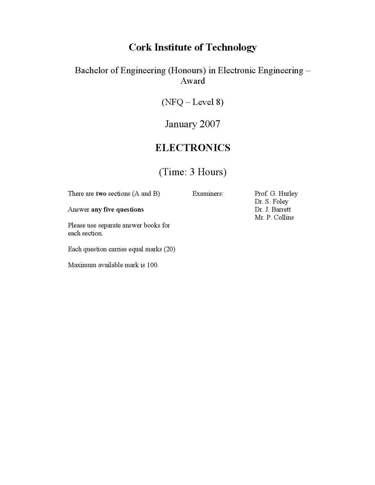 Double Poly Capacitor Electronics Exam Docsity
