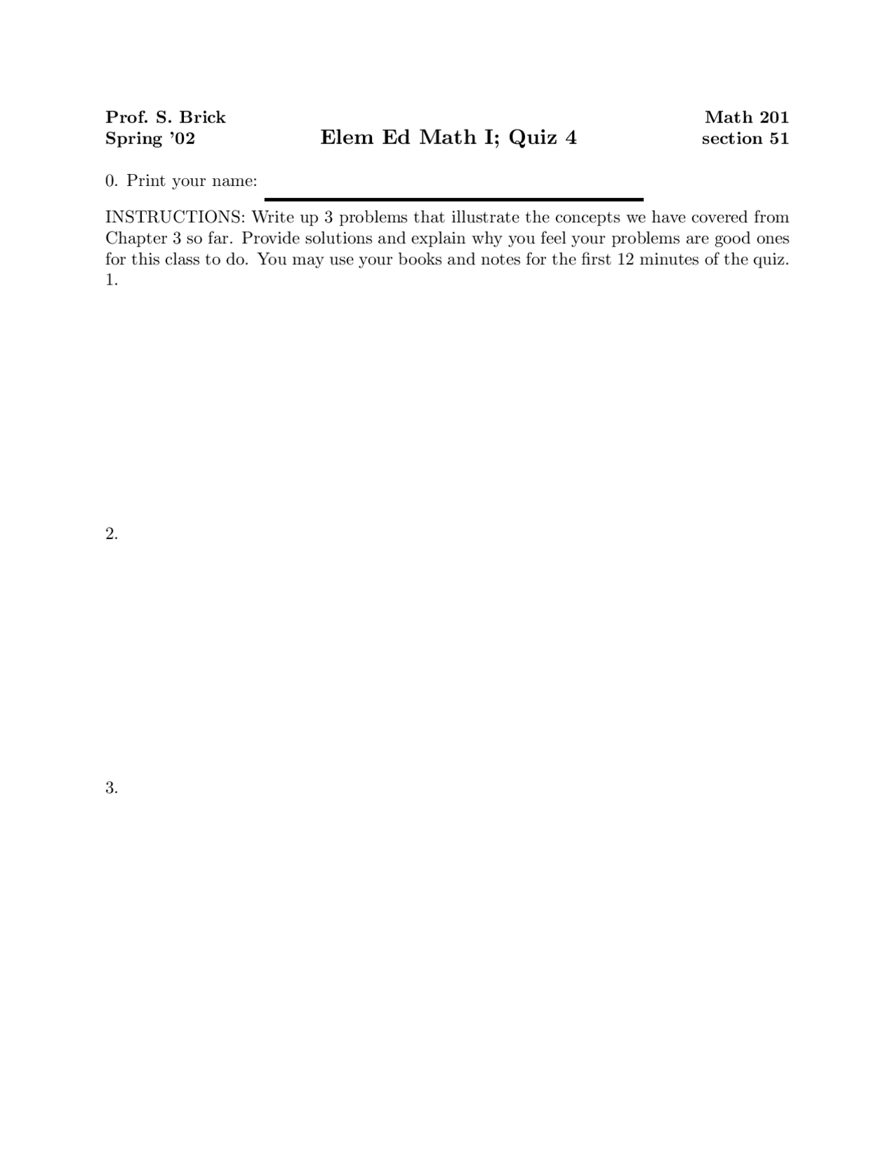 Solutions Elementary Maths Quiz Docsity