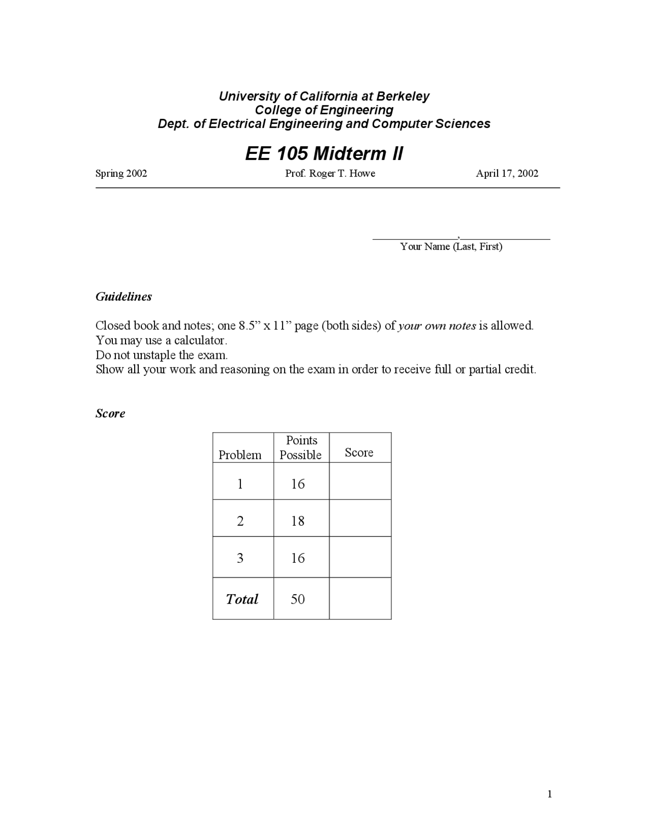Junction Field Effect Microelectronic Devices And Circuits Exam