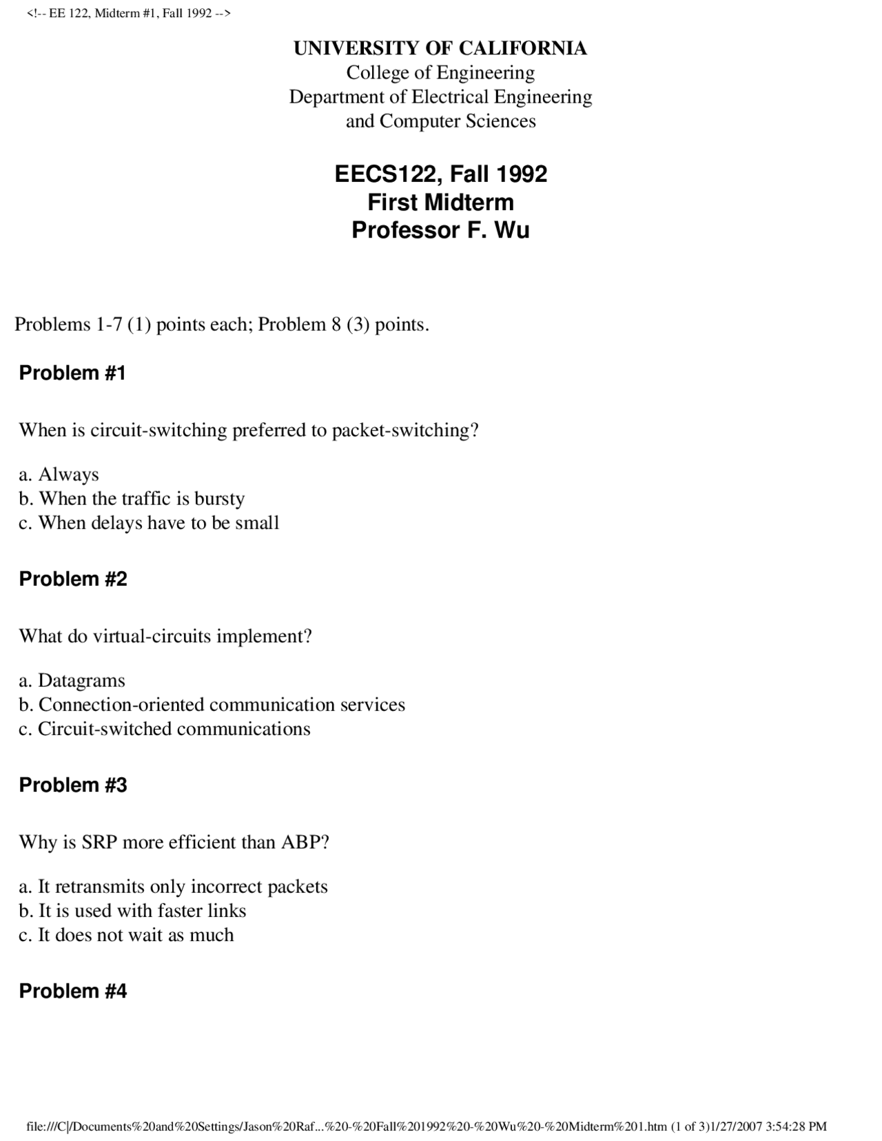 Connection Oriented Communication Introduction To Communications