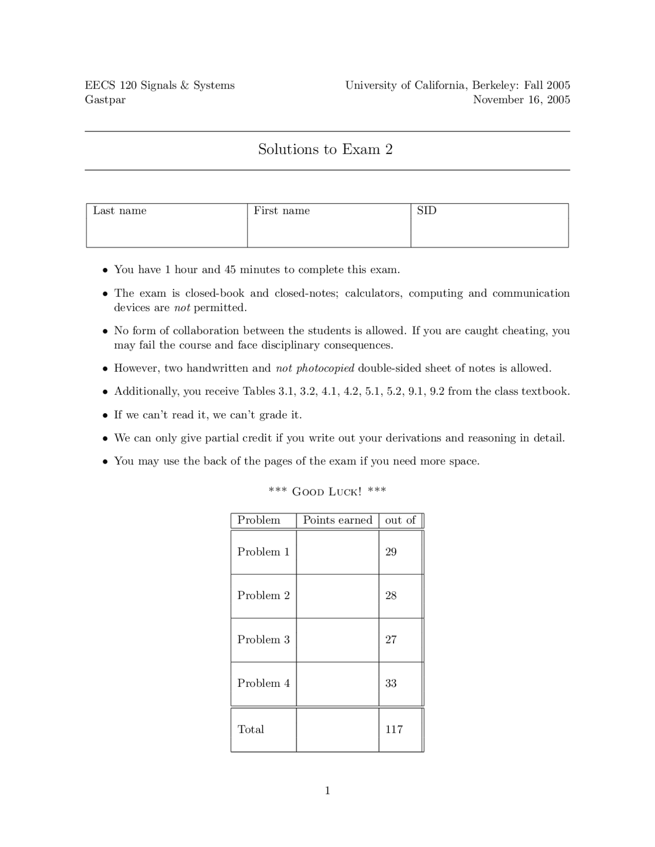 Assertions Signals And Systems Solved Exam Docsity