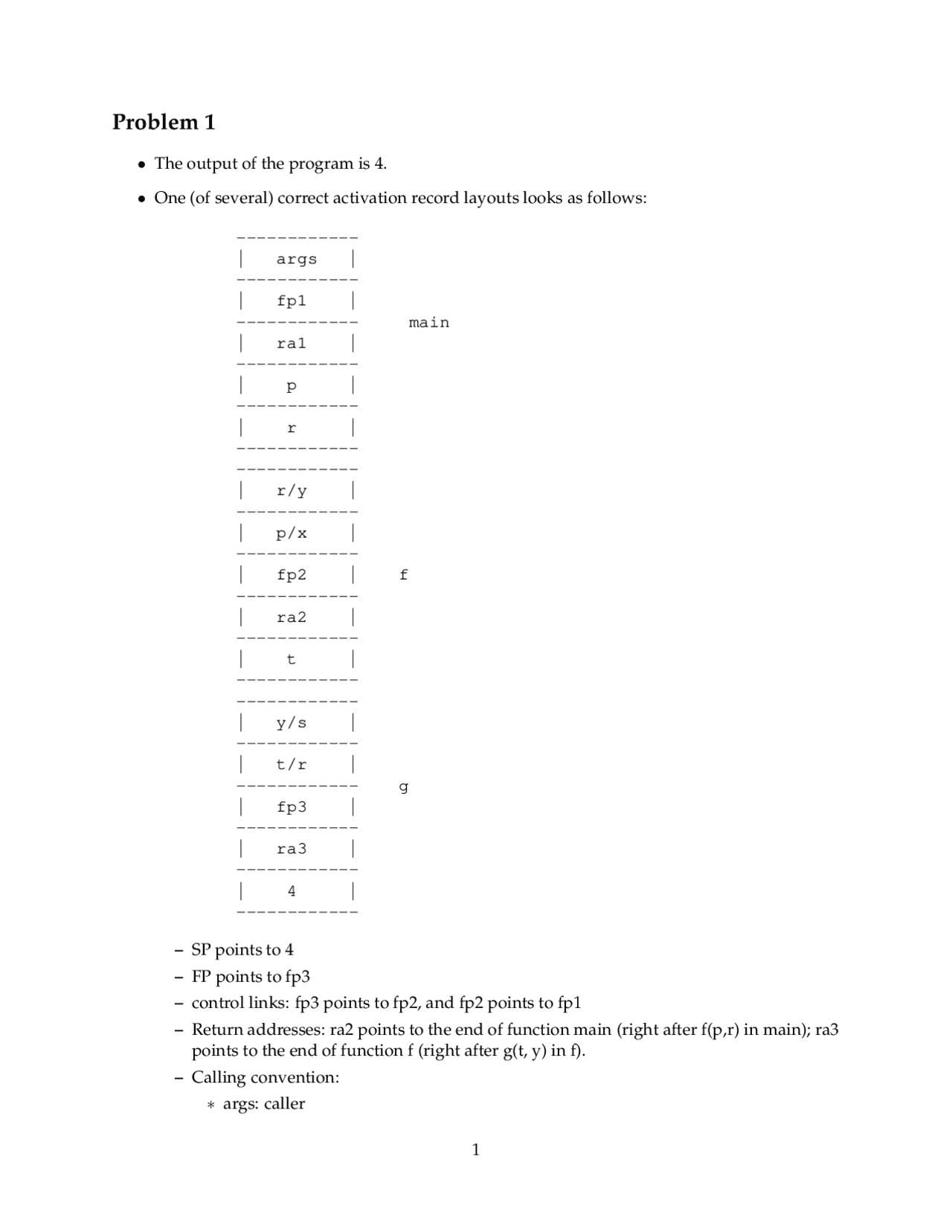Code Generation Programming Languages And Compilers Solved Exams
