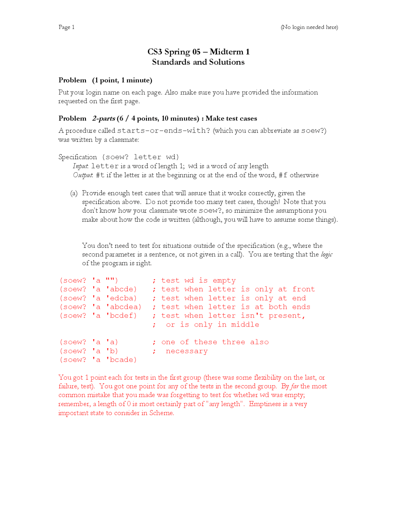 Count Adjecent - Introduction to Symbolic Programming - Solved Exams - Docsity