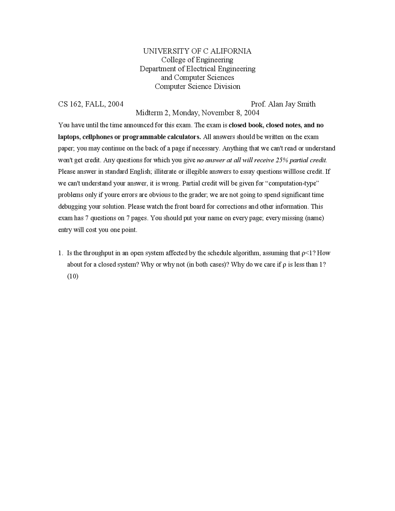 System File Operating Systems And System Programming Exams Docsity 3856
