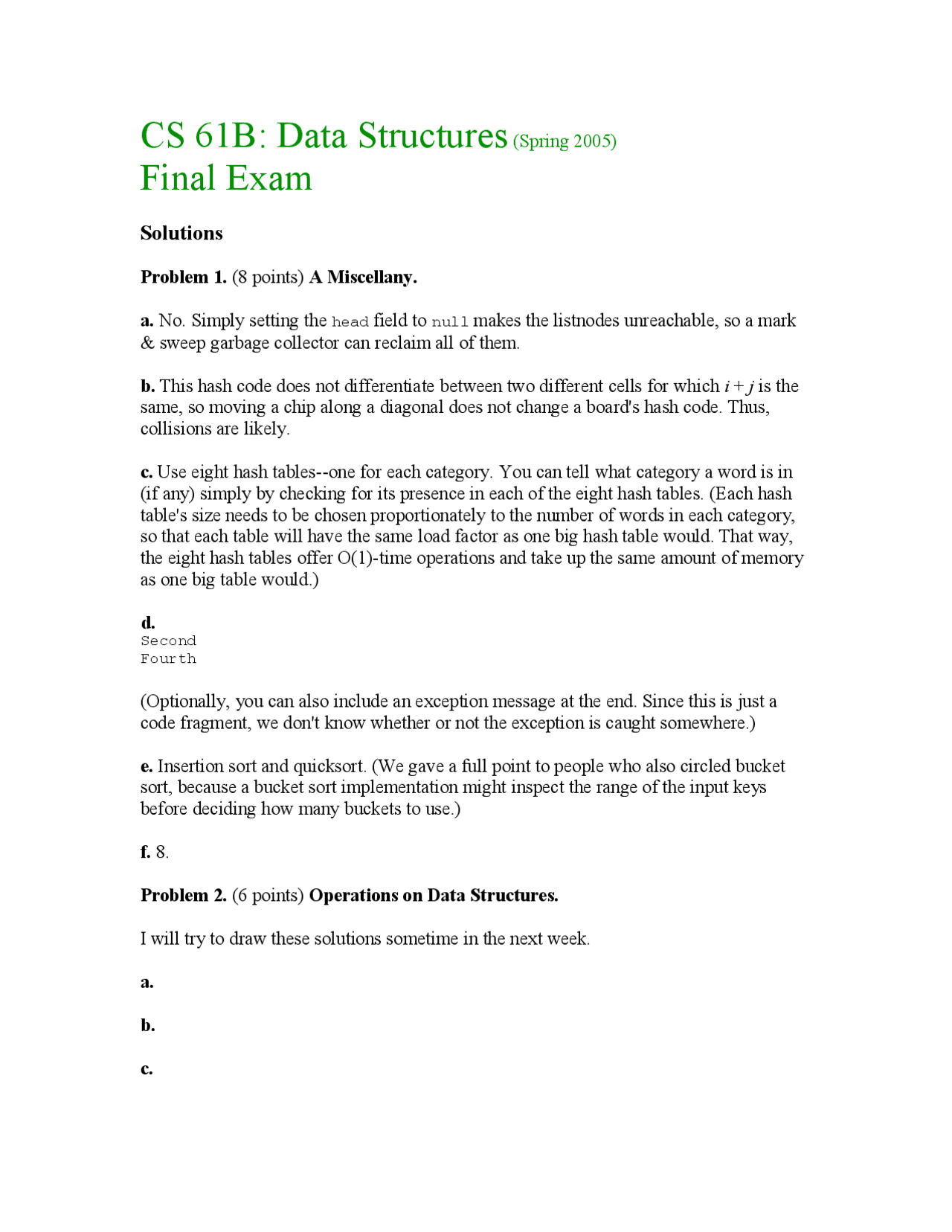 Electronic Devices Data Structures Solved Exams Provas Estruturas