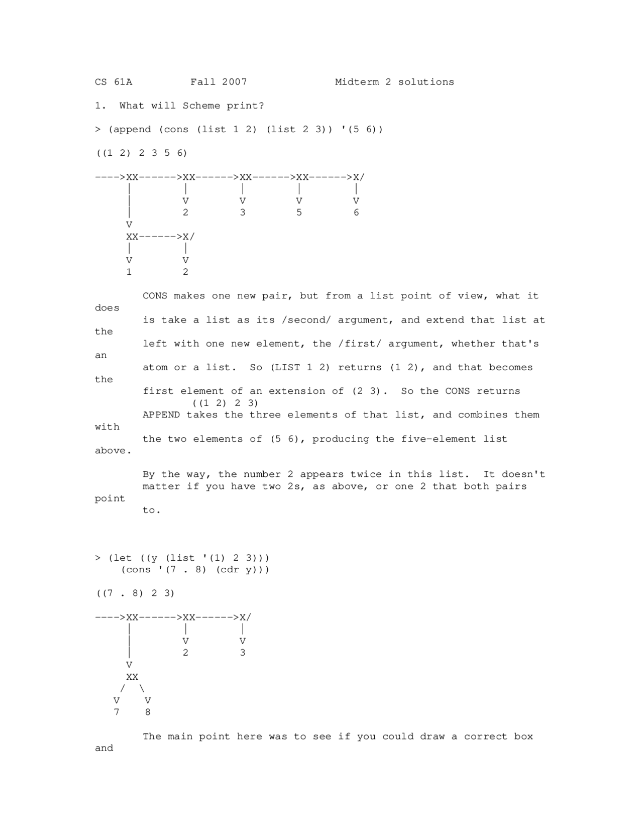 Hider Description The Structure And Interpretation Of Computer Program Solved Exams Docsity