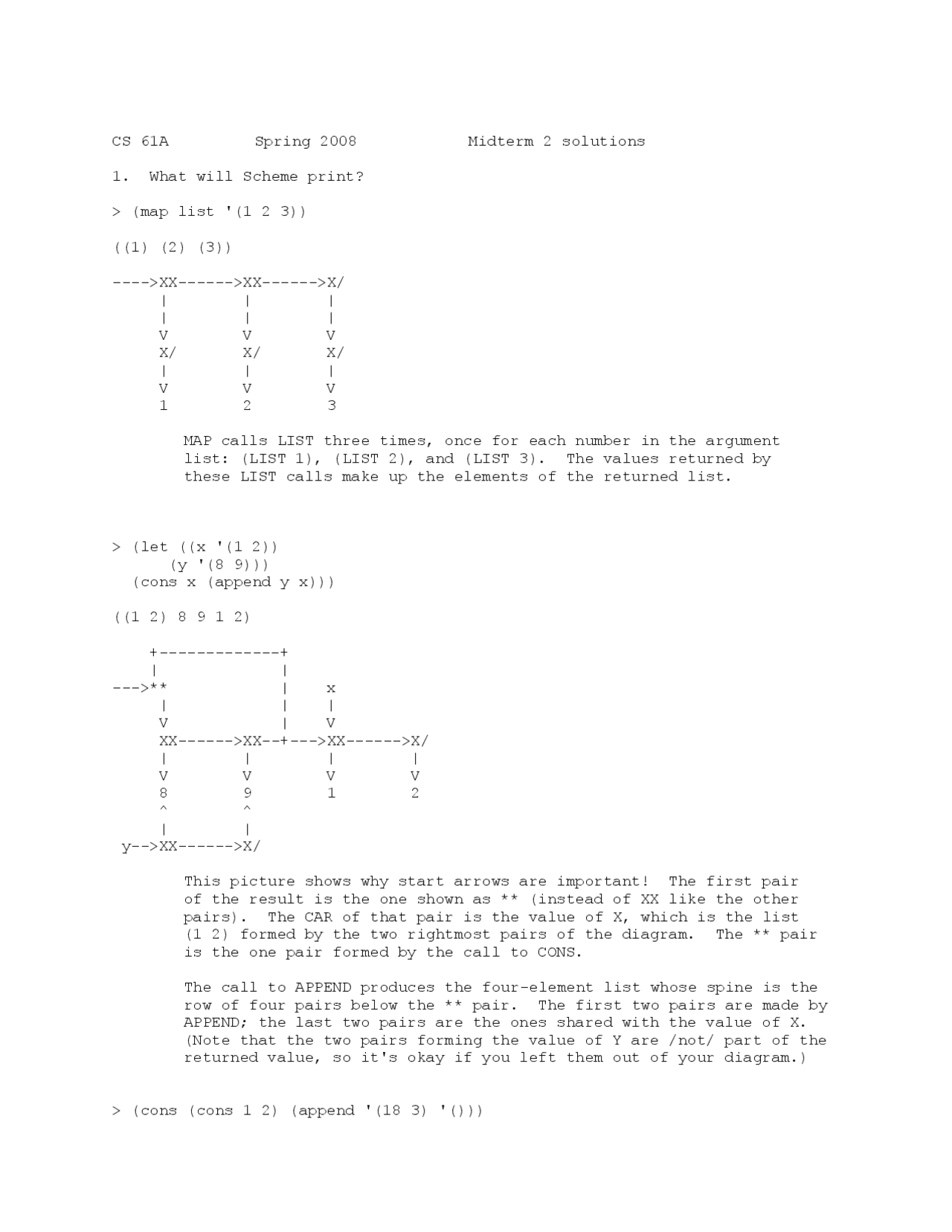 Pairtree Map Square The Structure And Interpretation Of Computer Program Solved Exams Docsity